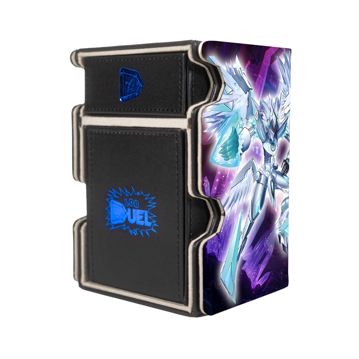 Crystron deck box - Holds 100 Double Sleeved Cards – LDB Duel