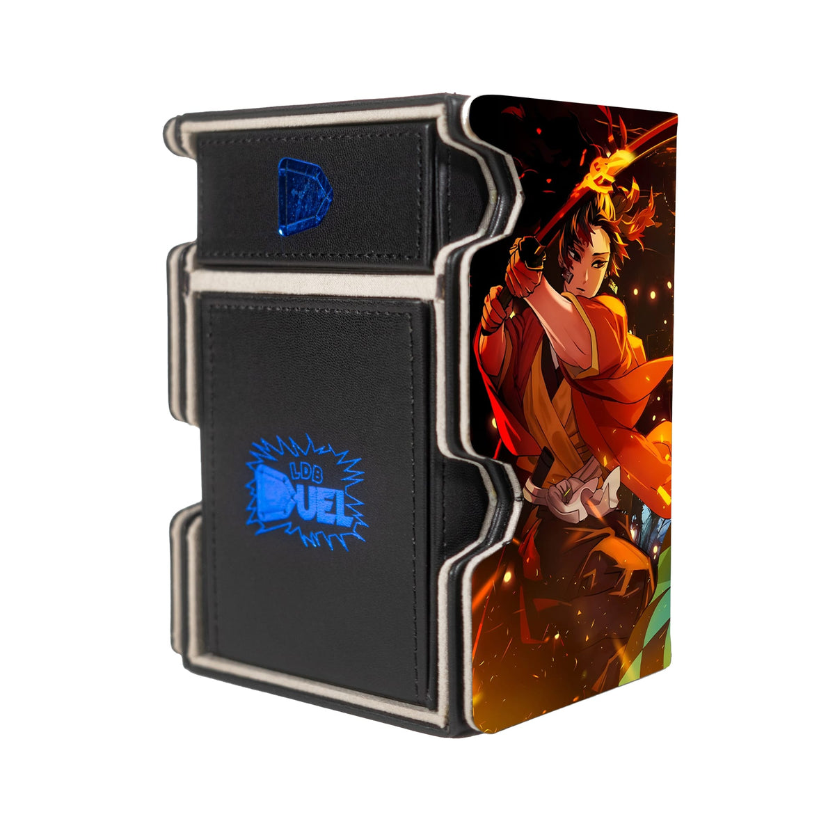 Infinity Castle | Demon Slayer Deck Box- Holds 100 Double Sleeved Cards ...