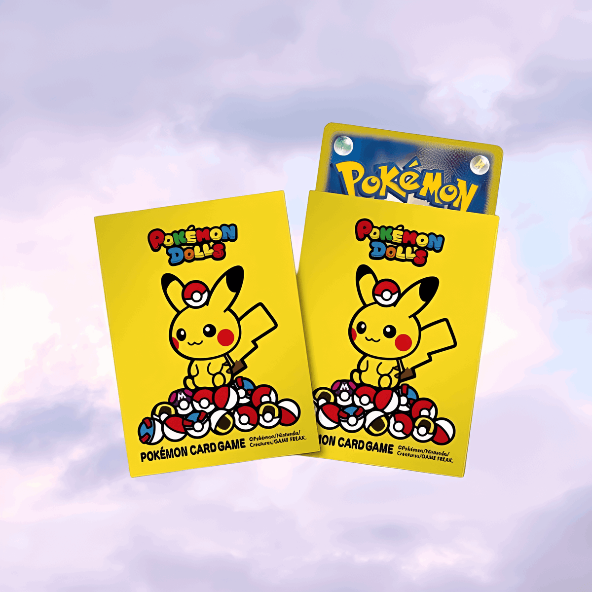 Pokemon Center Original TCG Deck Sleeves Pikachu Pokemon Dolls – LDB Duel