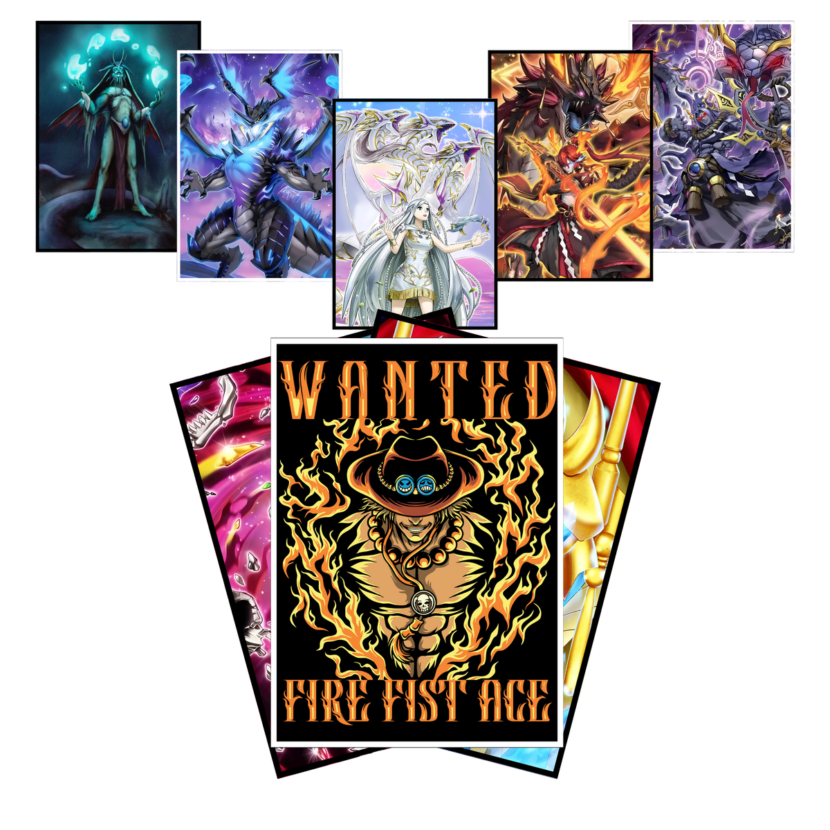 Random Defect Card Sleeves (50 pcs) - All sales are final - Please rea ...